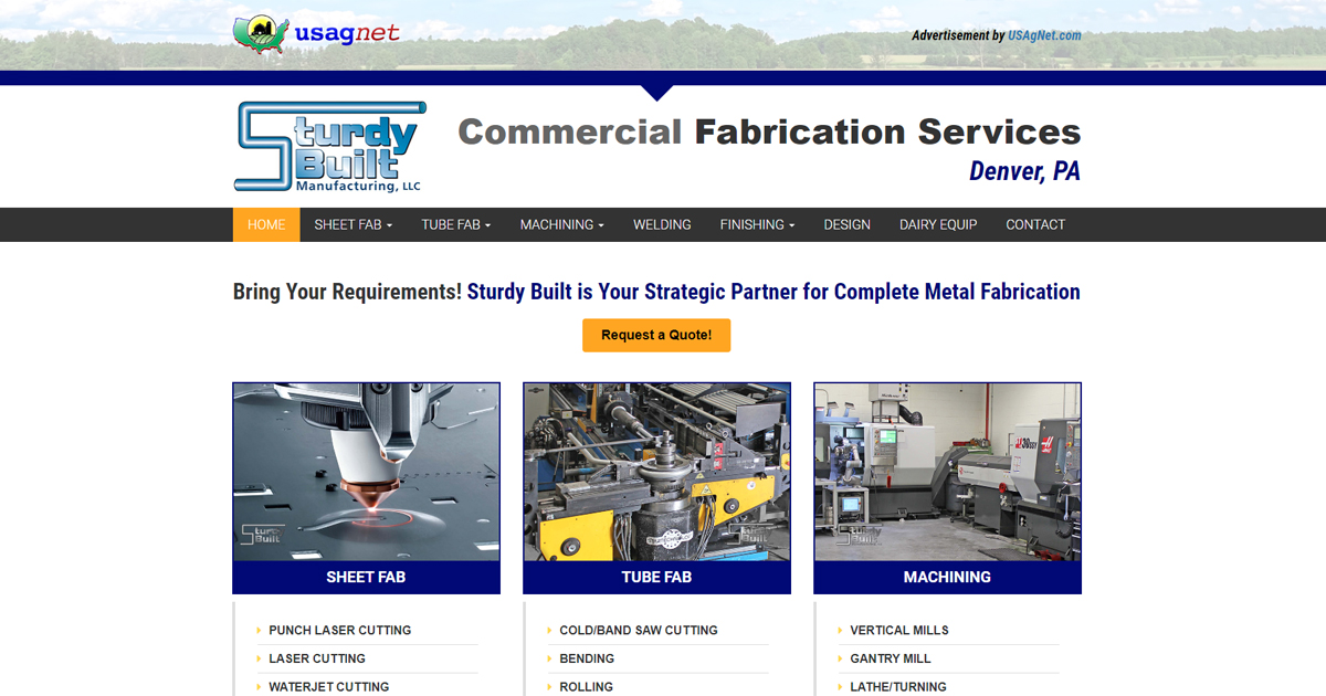 Sturdy Built Manufacturing, LLC - Commercial Fabrication Services
